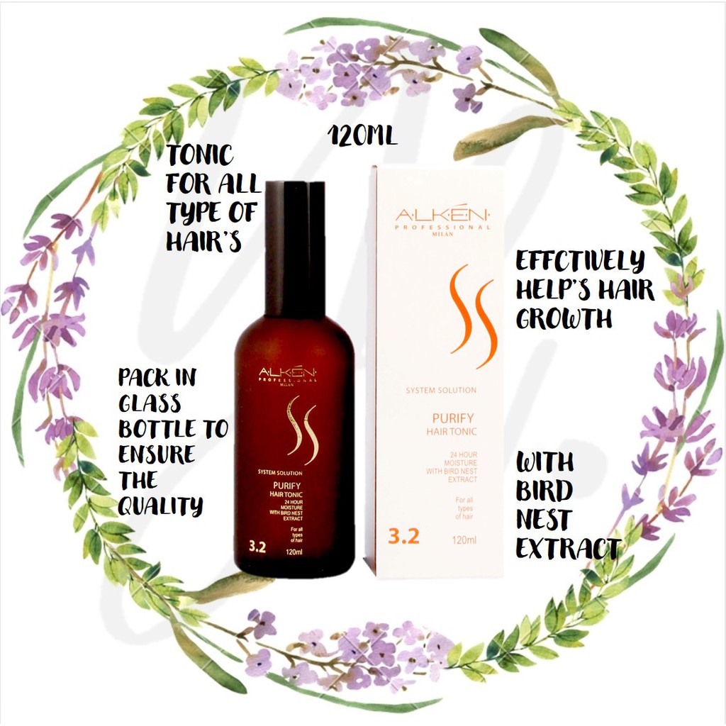 ALKEN SS PURIFY HAIR TONIC 3.2 120ML | Shopee Malaysia