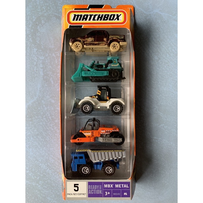 Matchbox 5 Cars Pack - Road Construction | Shopee Malaysia