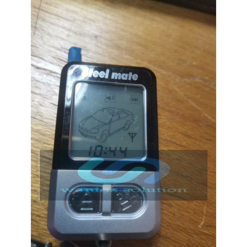 Ready Stock SteelMate 898G 2 way Remote Control Alarm Battery 3.7v Charging Shopee Malaysia