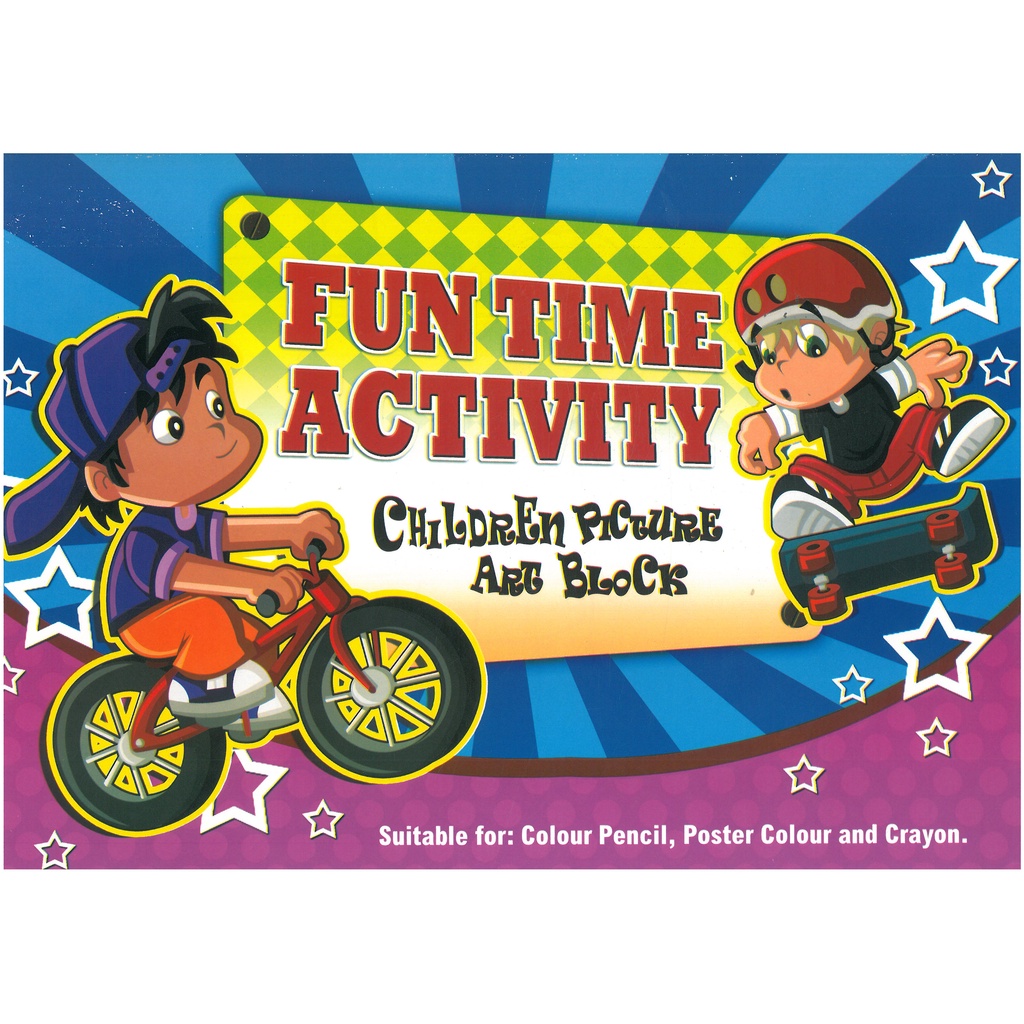 Children Picture Art Block - Fun Time Activity | Shopee Malaysia