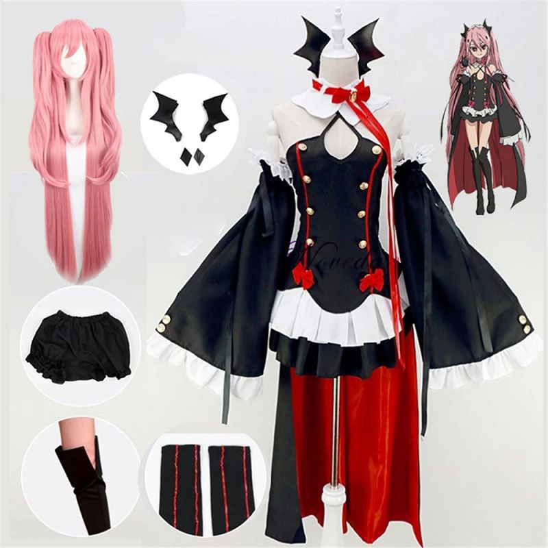 New Seraph Of The End Owari No Seraph Krul Tepes Cosplay Costume ...