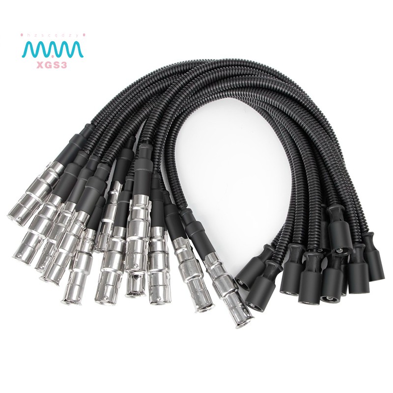 ~12Pcs for Mercedes Benz C E Class W220 W211 W463 Cable Spark Plug Wire ...