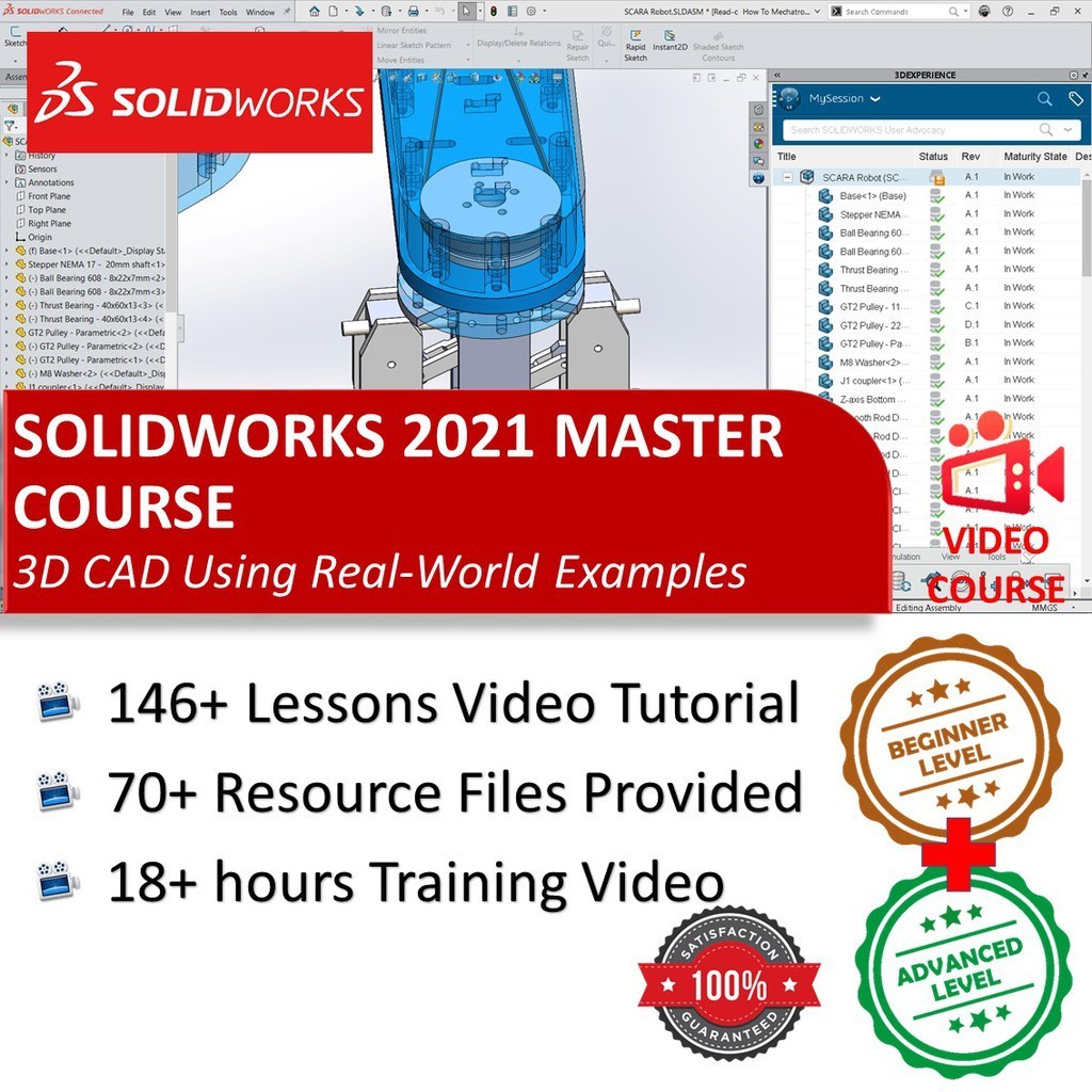 [Video Course] Solidworks Master Course - 3D CAD Using Real-World ...