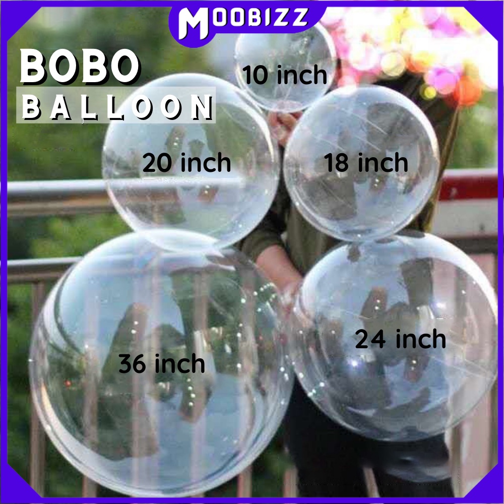 10/18/20/24/36 INCH BOBO BALLOON Transparent Foil Balloon DIY Party ...