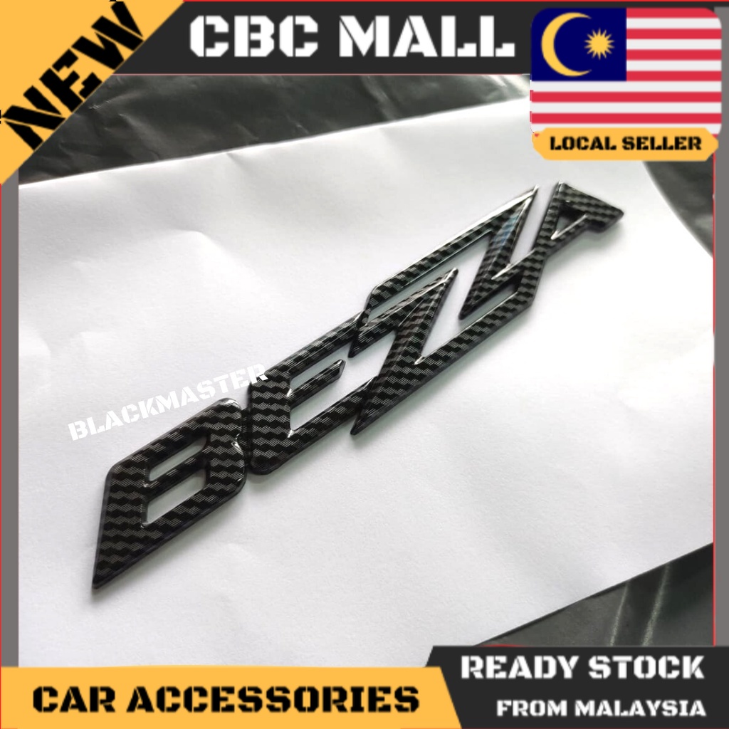 PERODUA Emblem Logo Bezza 2016 - 2022 word wording Emblem Tulisan Logo ...