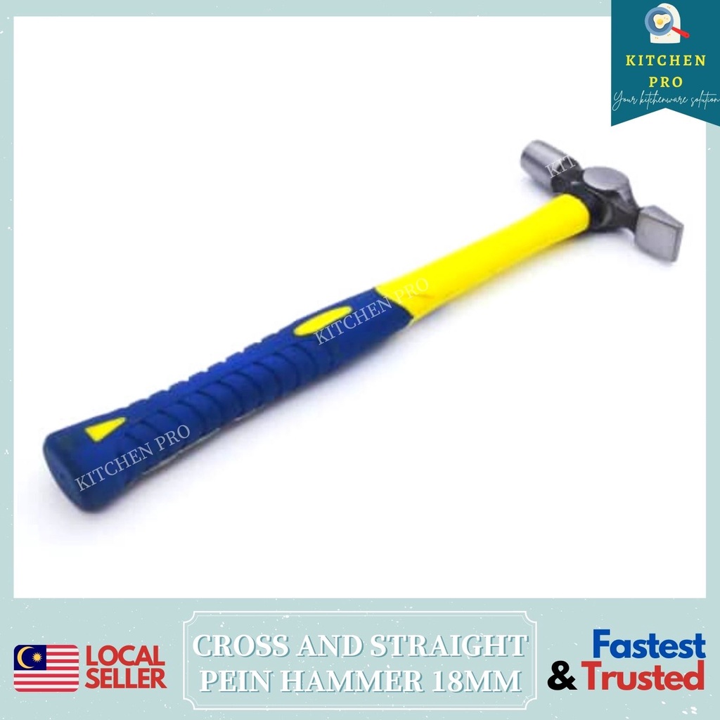 𝐊𝐈𝐓𝐂𝐇𝐄𝐍 𝐏𝐑𝐎 | 18mm Wiring Fiber Cross And Straight Pein Hammer ...