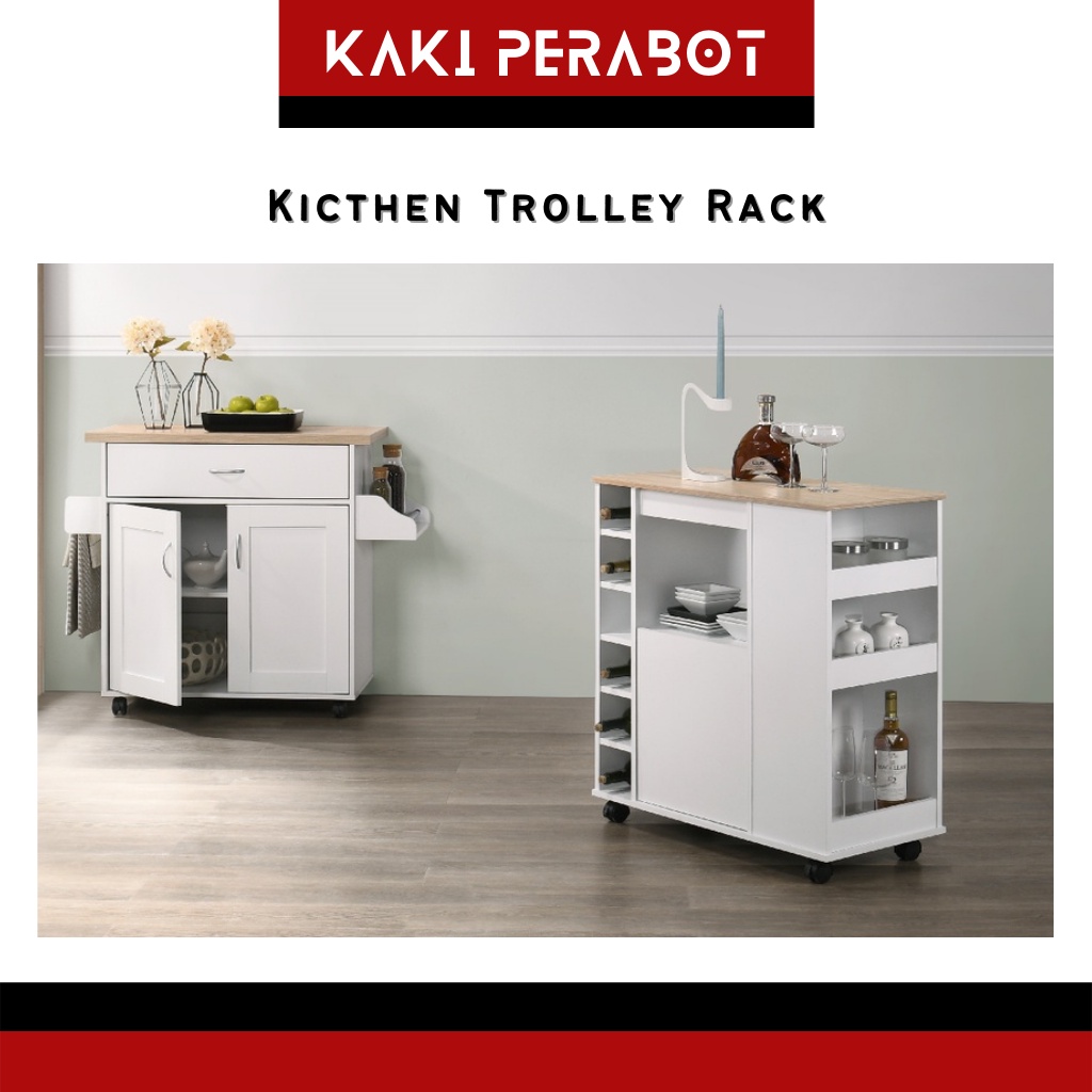 CARTA Kitchen Trolley Rack Kitchen Island Table Kitchen Cart Island ...