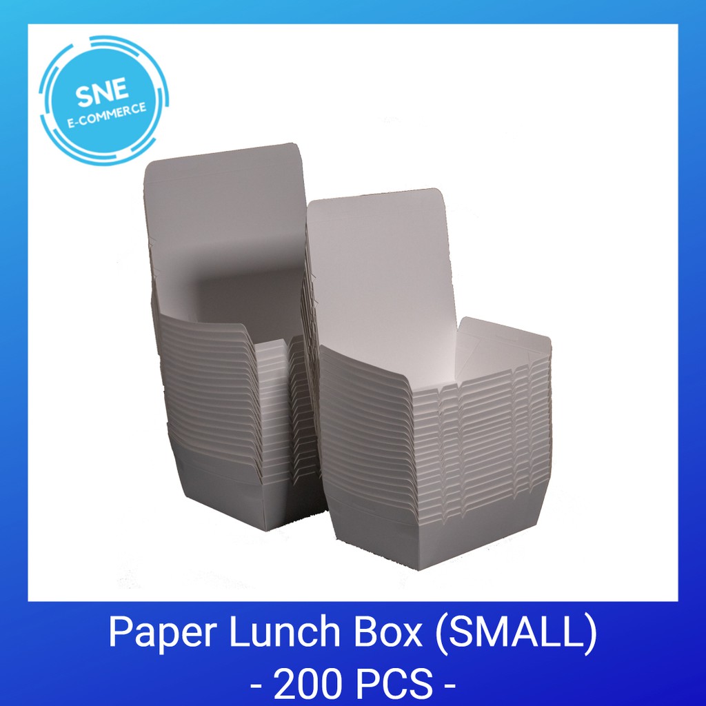 Paper Inc. Small Paper Lunch Box [200pcs/carton] | Shopee Malaysia