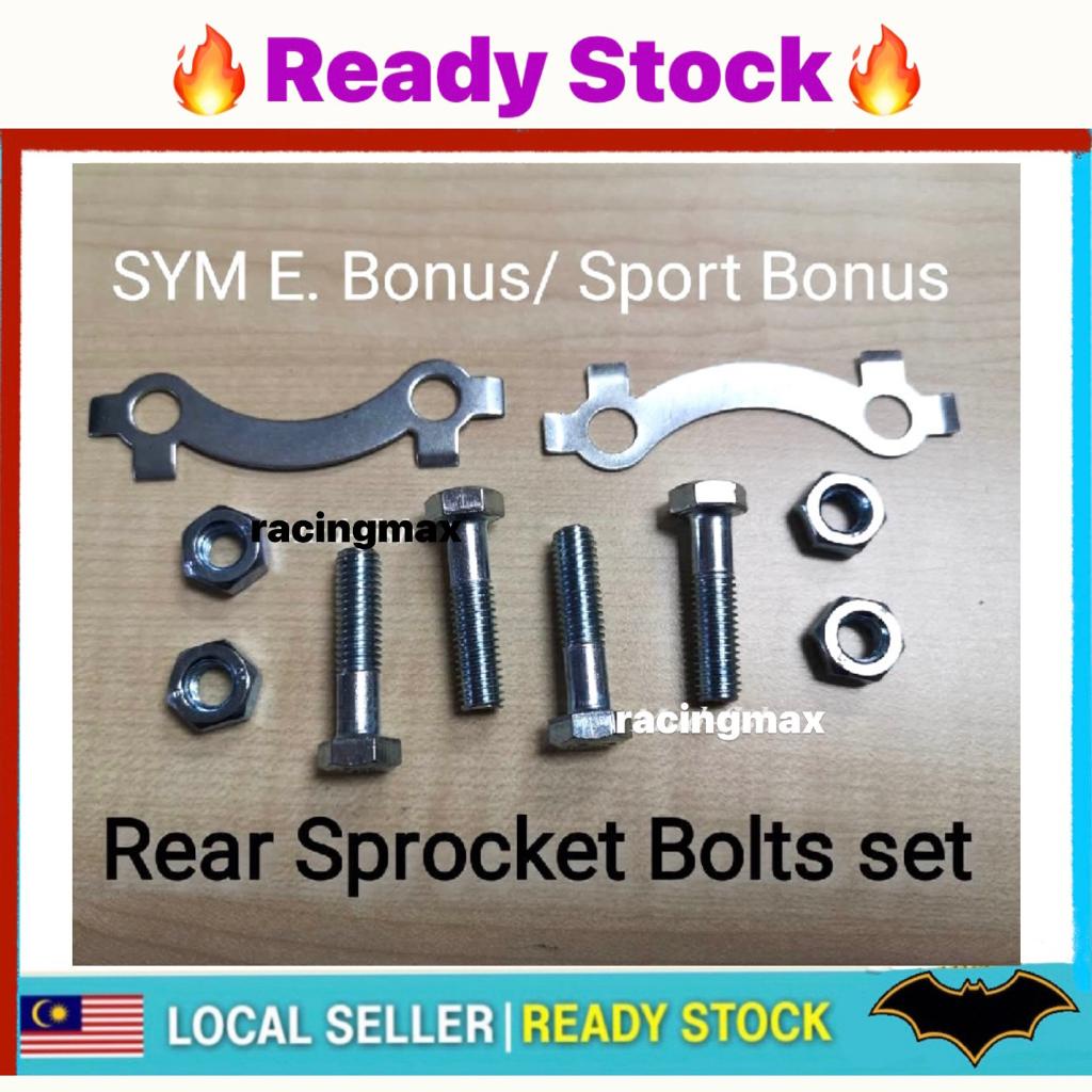 SYM BONUS SPROCKET BOLT SET (ST) C70 EX5 DREAM WAVE100 WAVE SPORT BONUS ...
