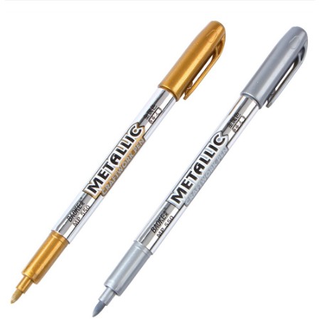 Metallic Color Marker Pen Gold /Silver/Purple/Red/Green Drawing ...