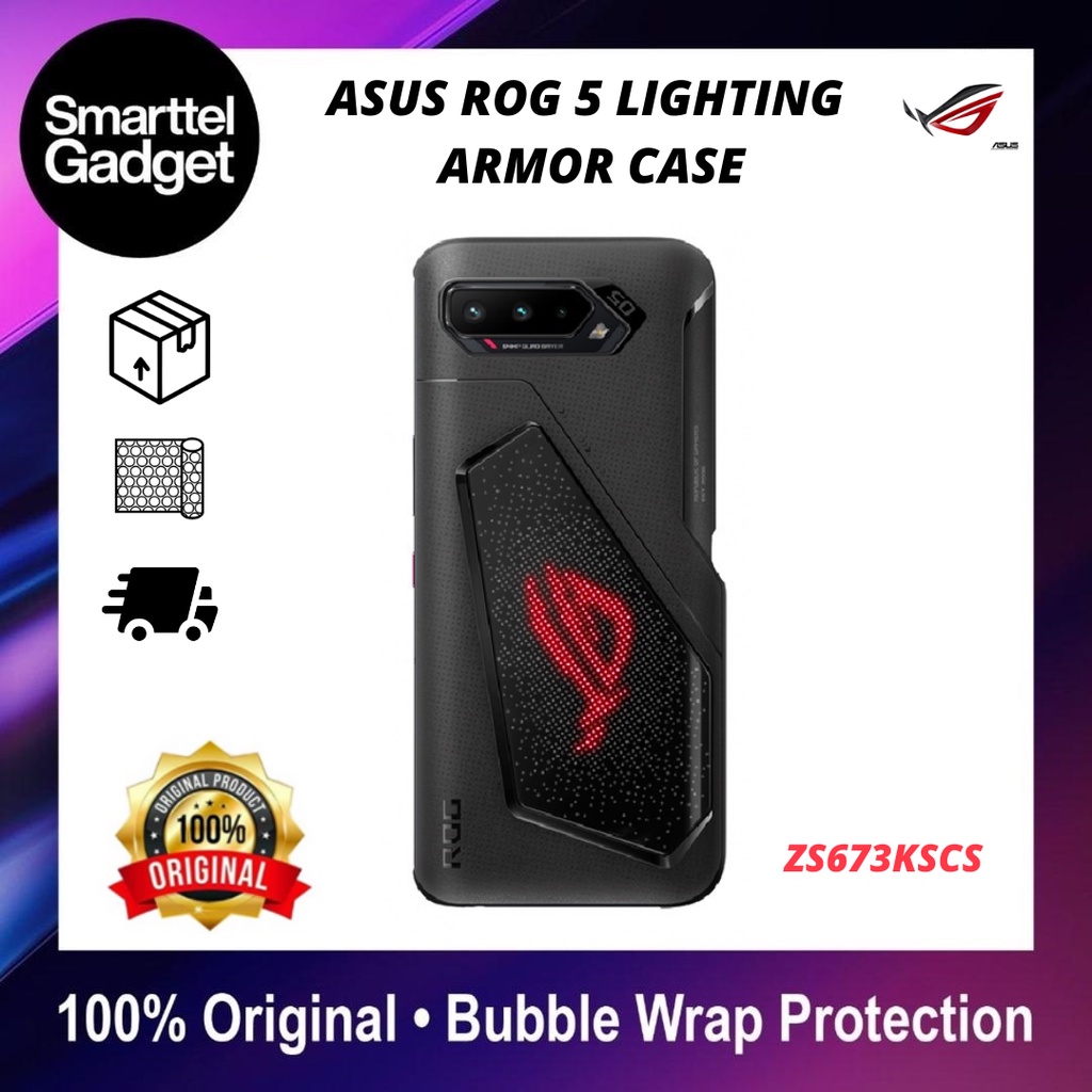 Official Original Asus ROG Phone 5 Lighting Armor Smart Case Provide ...
