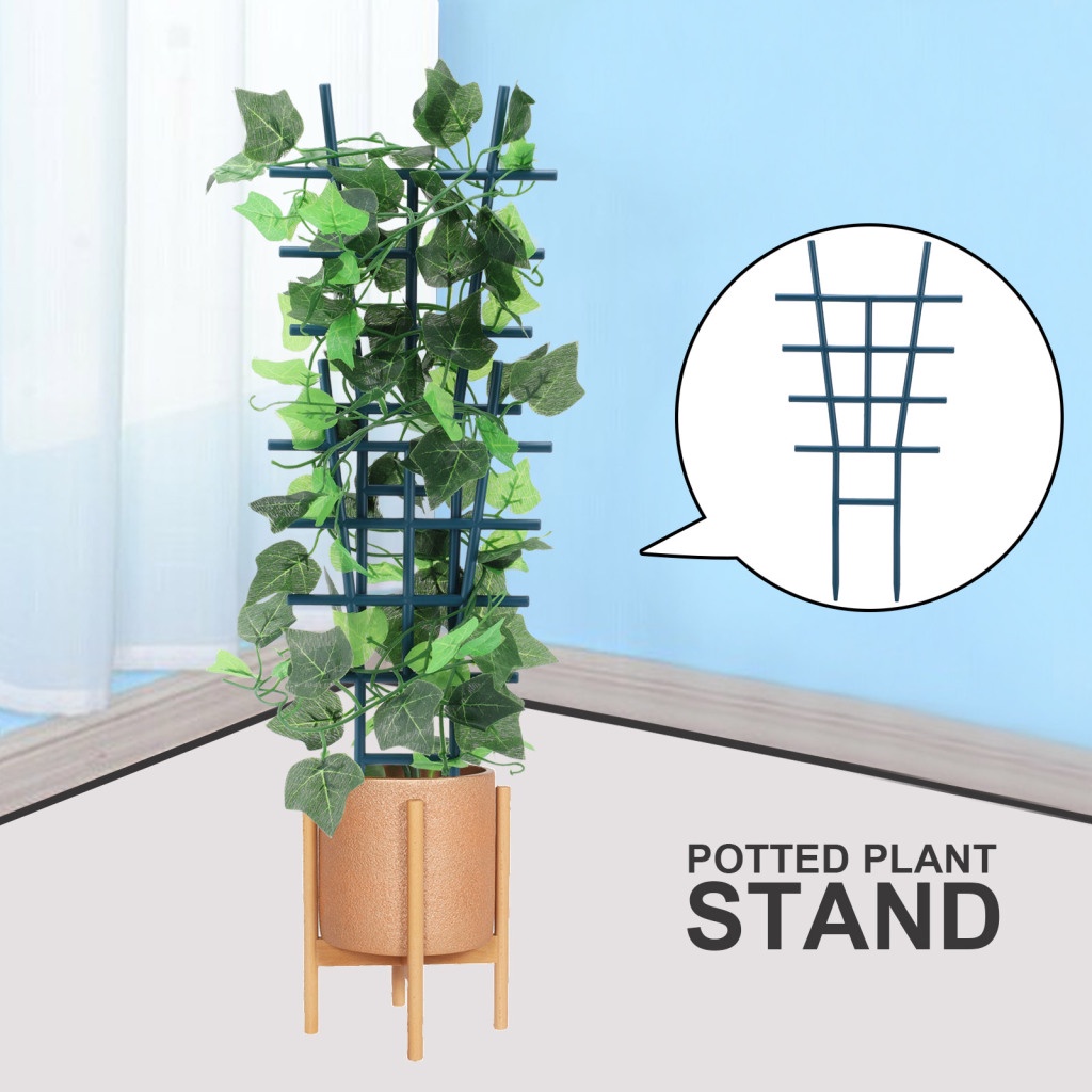 [Ready Stock]Plant Trellis Pot Stand Climbing Frame Vine Rack New 2pcs ...
