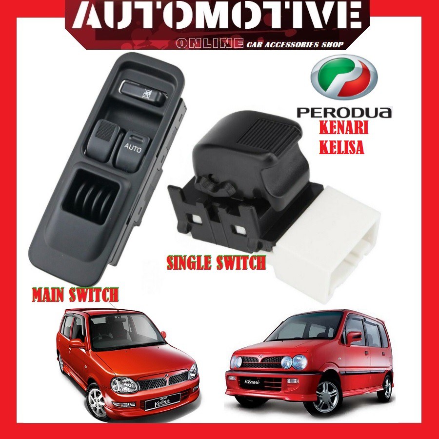 Perodua Kenari / Kelisa Power Window OEM Power Window Main Switch and ...