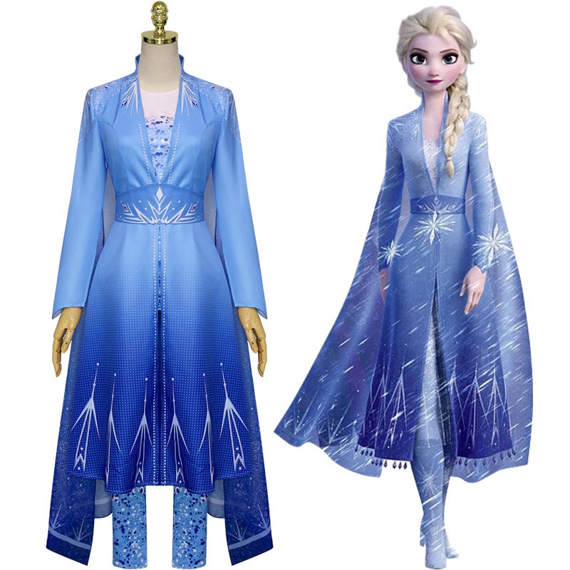 [EnjoyBeauty] READY STOCK Frozen 2 Cos Suit Adult Elsa Ice Princess ...