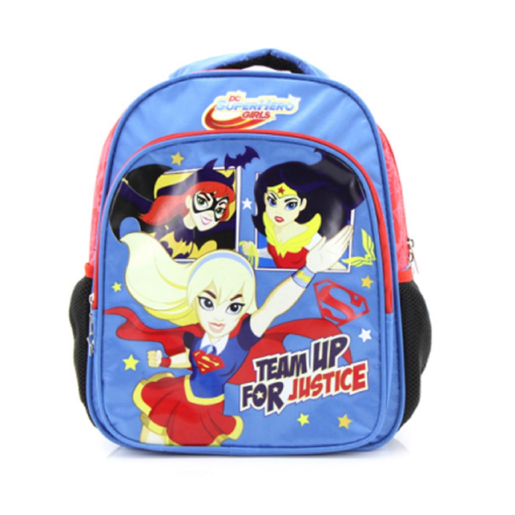 DC Comics Super Hero Girls Backpack - Blue Colour (14") | Shopee Malaysia