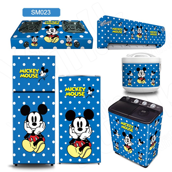 MESIN Sticker 1 & 2-door Refrigerator, Stove, Stove, AC, Minnie Mouse ...