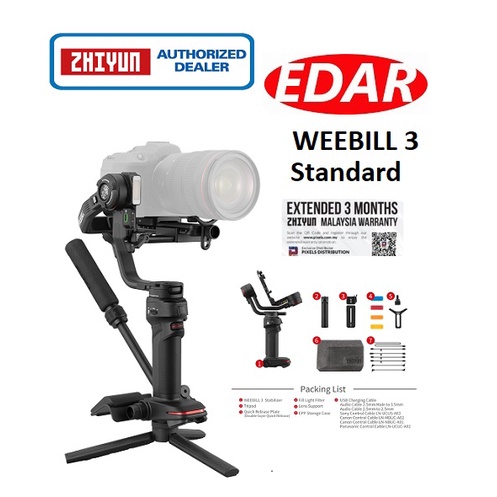 Zhiyun Weebill 3 & 3-Axis Handheld Gimbal Stabilizer For Sony A7IV ...