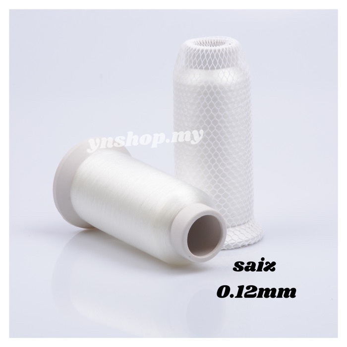[0.12mm]Transparent Nylon Thread/ benang tangsi jahit lace/ benang ...