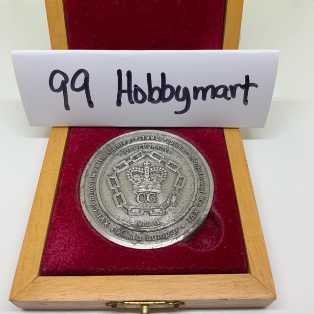 Pewter Medallion - KL Commonwealth Games 1998 | Shopee Malaysia
