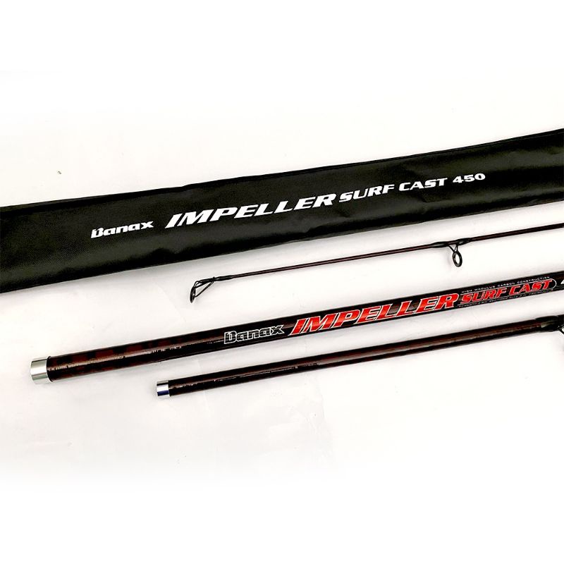 BANAX IMPELLER SURF CAST ROD 450 500 (pack in PVC) | Shopee Malaysia