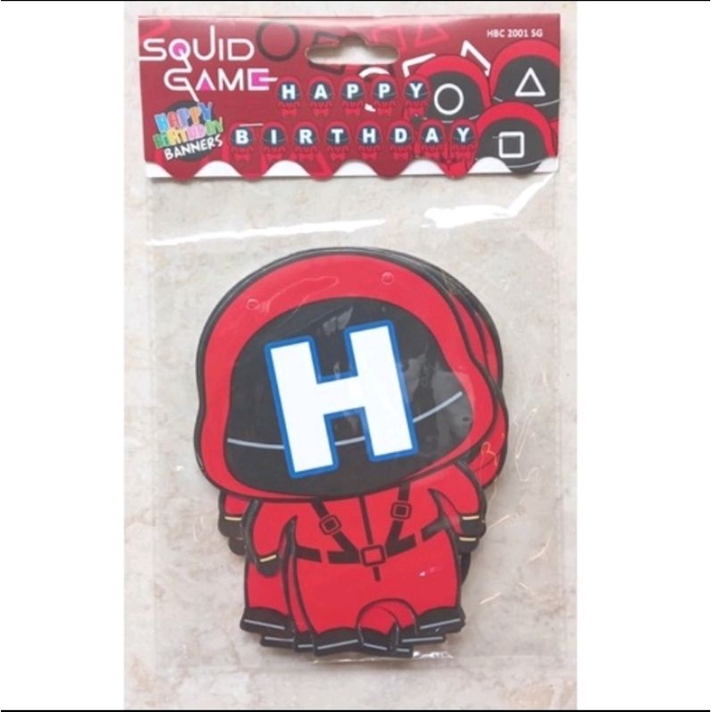 Hbd SQUID GAME Series/HBD SQUID GAME Character Writing | Shopee Malaysia