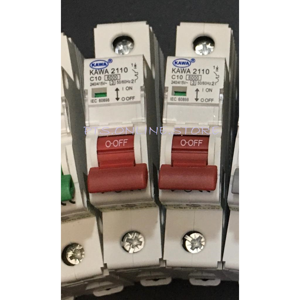 KAWA 1POLE MCB 6A/10A/16A/20A/32A WITH SIRIM APPROVED | Shopee Malaysia