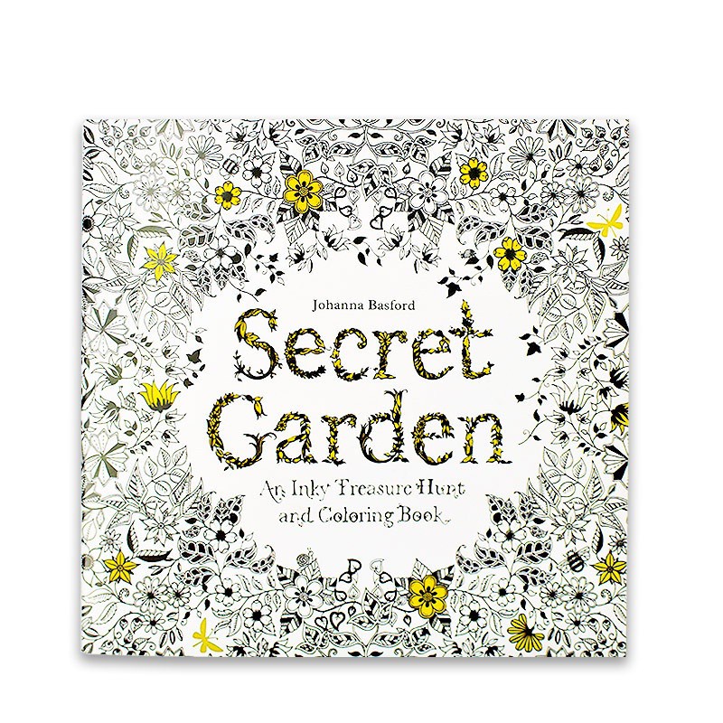 Secret Garden Filling Coloring Drawing Book Color Pencil Coloring Book ...