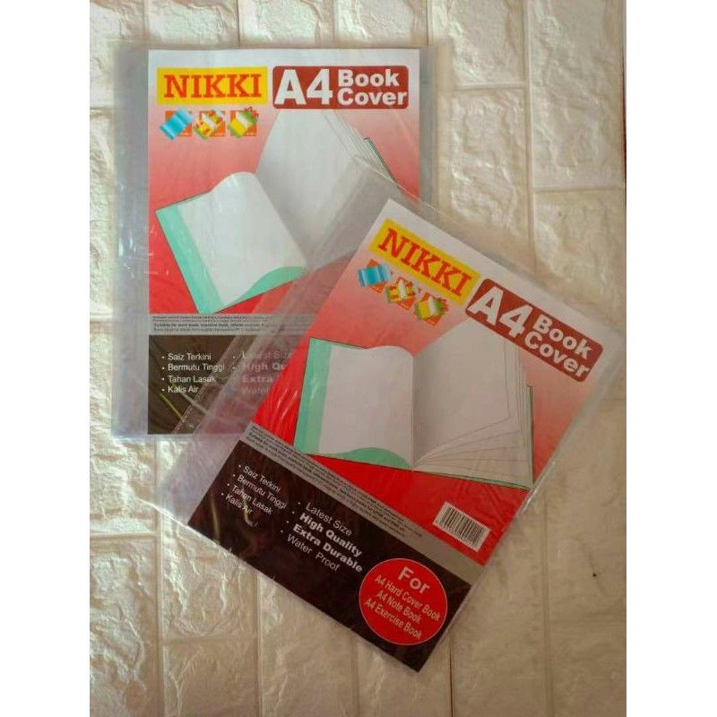 🔥CHEAPEST🔥NIKKI A4 Book Cover 5pcs📚 | Shopee Malaysia