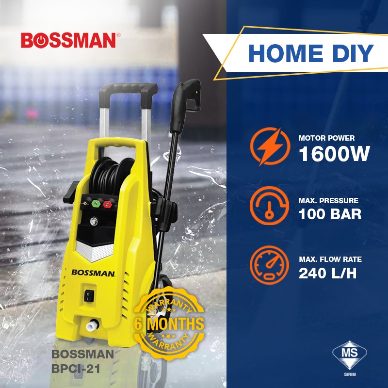 *READY STOCK* BOSSMAN INDUCTION MOTOR HEAVY DUTY HIGH PRESSURE CLEANER ...
