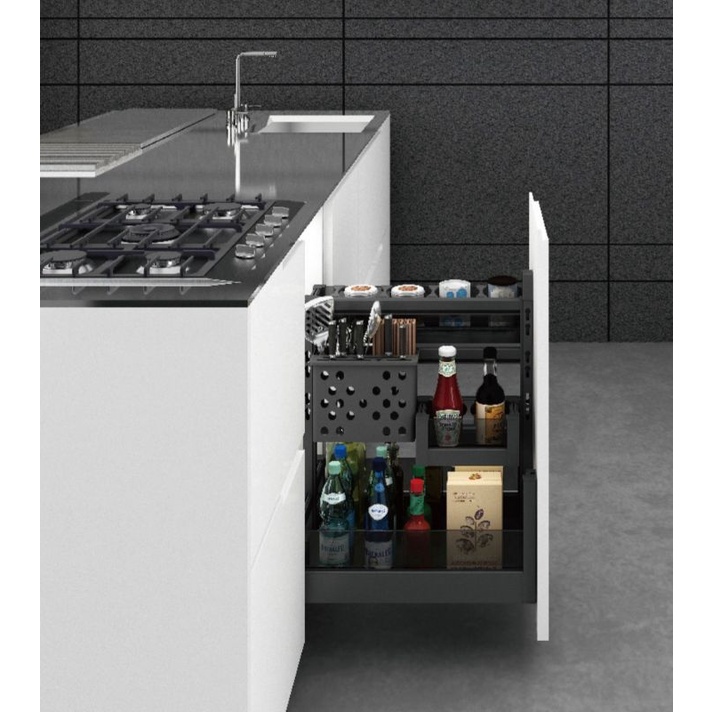 AIM-High Quality Kitchen Cabinet Fully Aluminium Multi-funtional Soft ...
