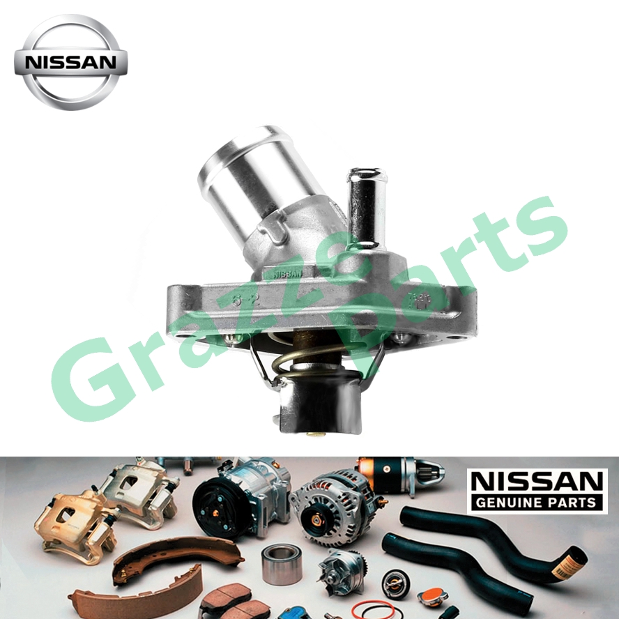 Nissan Original Radiator Coolant Thermostat with Housing 21200-4W01B ...
