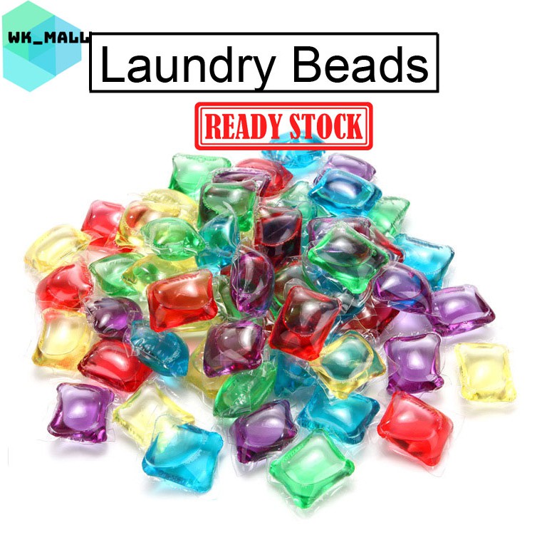 【WK_Mall】Ready Stock Colorful Laundry Ball Beads Laundry Gel Stains ...