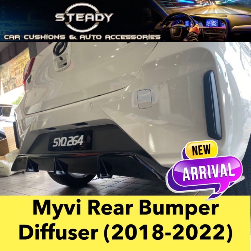 🔥Perodua Myvi 2024🔥Latest myvi Gen3 FL front rear bumper diffuser V1 V2 ...