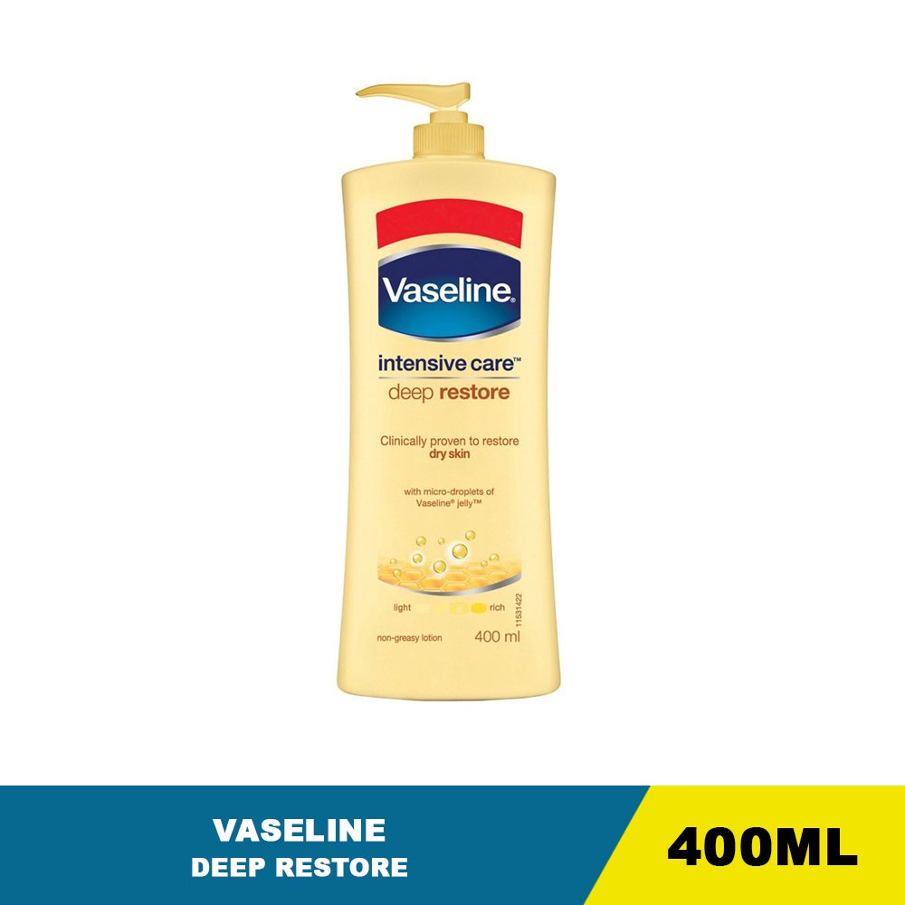 Vaseline Intensive Care Body Lotion Deep Restore 400ml Shopee Malaysia