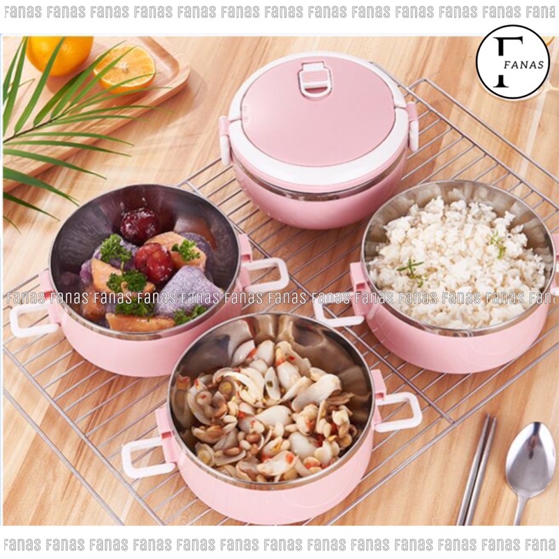 4 Layers Lunch box Food Box Bento Container Stainless Steel PP Material ...