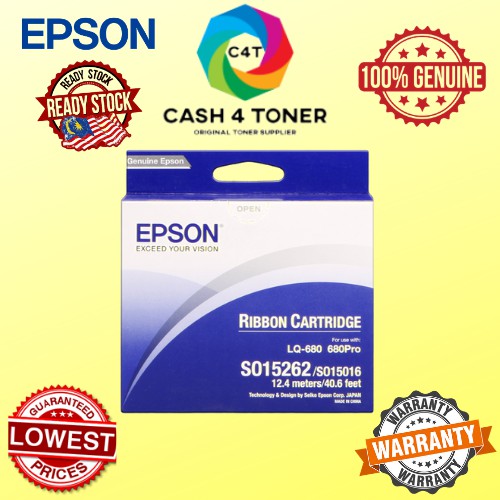 GENUINE Epson LQ 670/ 680/ LQ 680PRO/ LQ2550 / S015016/ S015508/ LQ680 ...