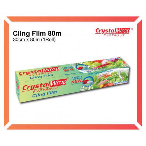 Crystal Wrap Food Cling Wrap Film Stretch Catering Slide Cutter ...