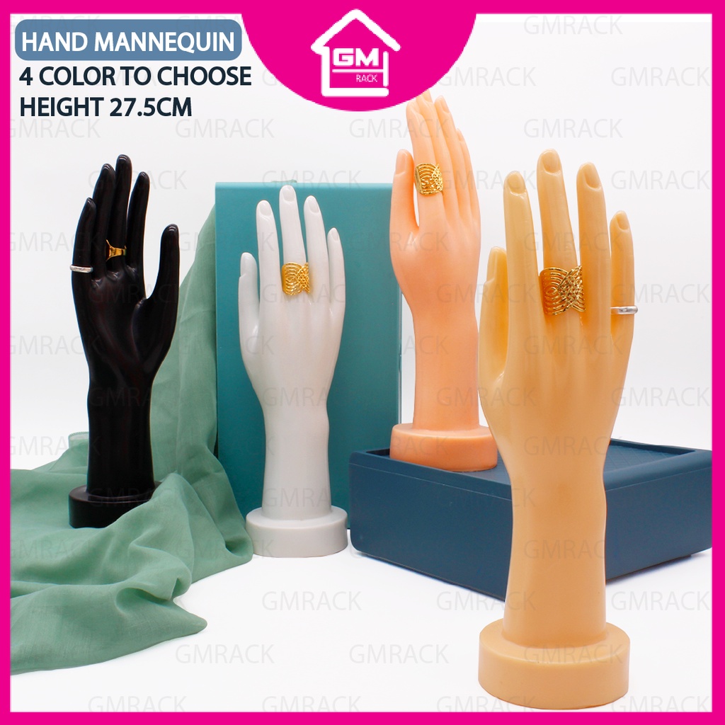 [GMRACK] HAND MANNEQUIN 4 COLORS HAND MODELS PATUNG TANGAN | Shopee ...