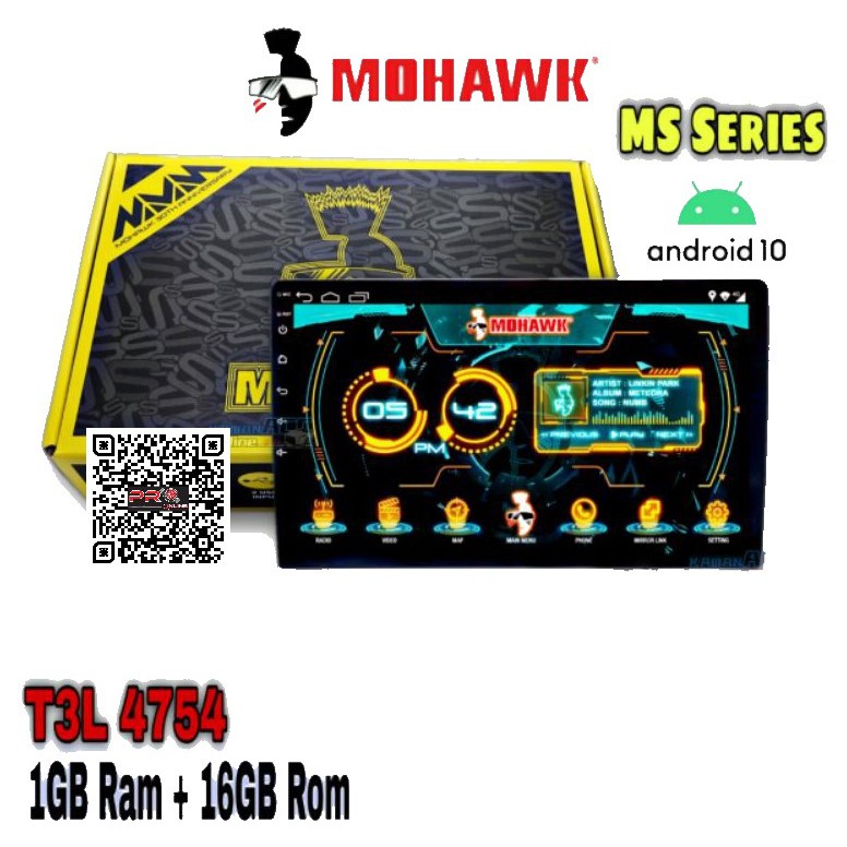 MOHAWK MS SERIES QLED ANDROID PLAYER FREE CAR CAMERA FREE CASING SOCKET ...