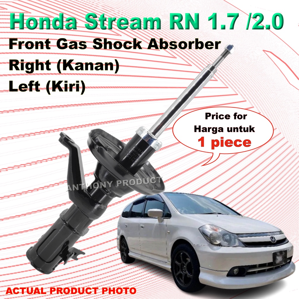 Honda Stream S7A 1.7 S7C 2.0 2001-2006 RN1 RN2 RN3 Front and Rear Shock ...