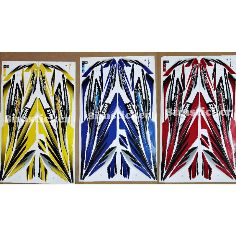 SYM JET POWER 125 BODY STRIPE STICKER | Shopee Malaysia