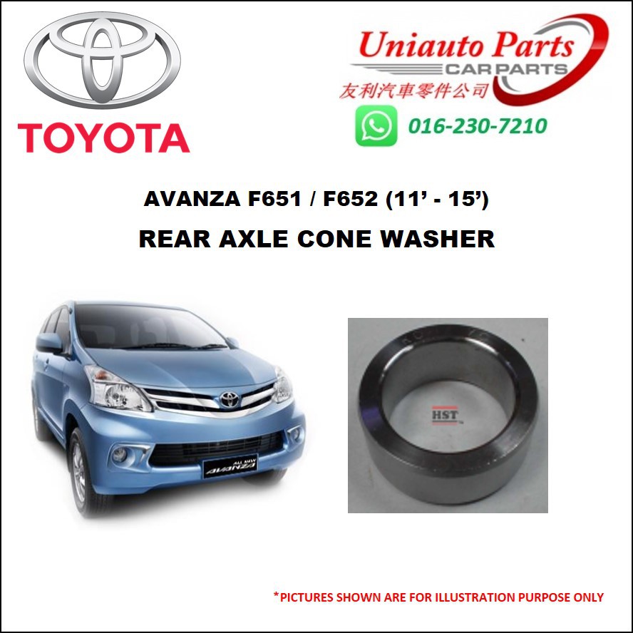TOYOTA AVANZA F651 / F652 (11' - 15') REAR AXLE CONE WASHER (THIN ...