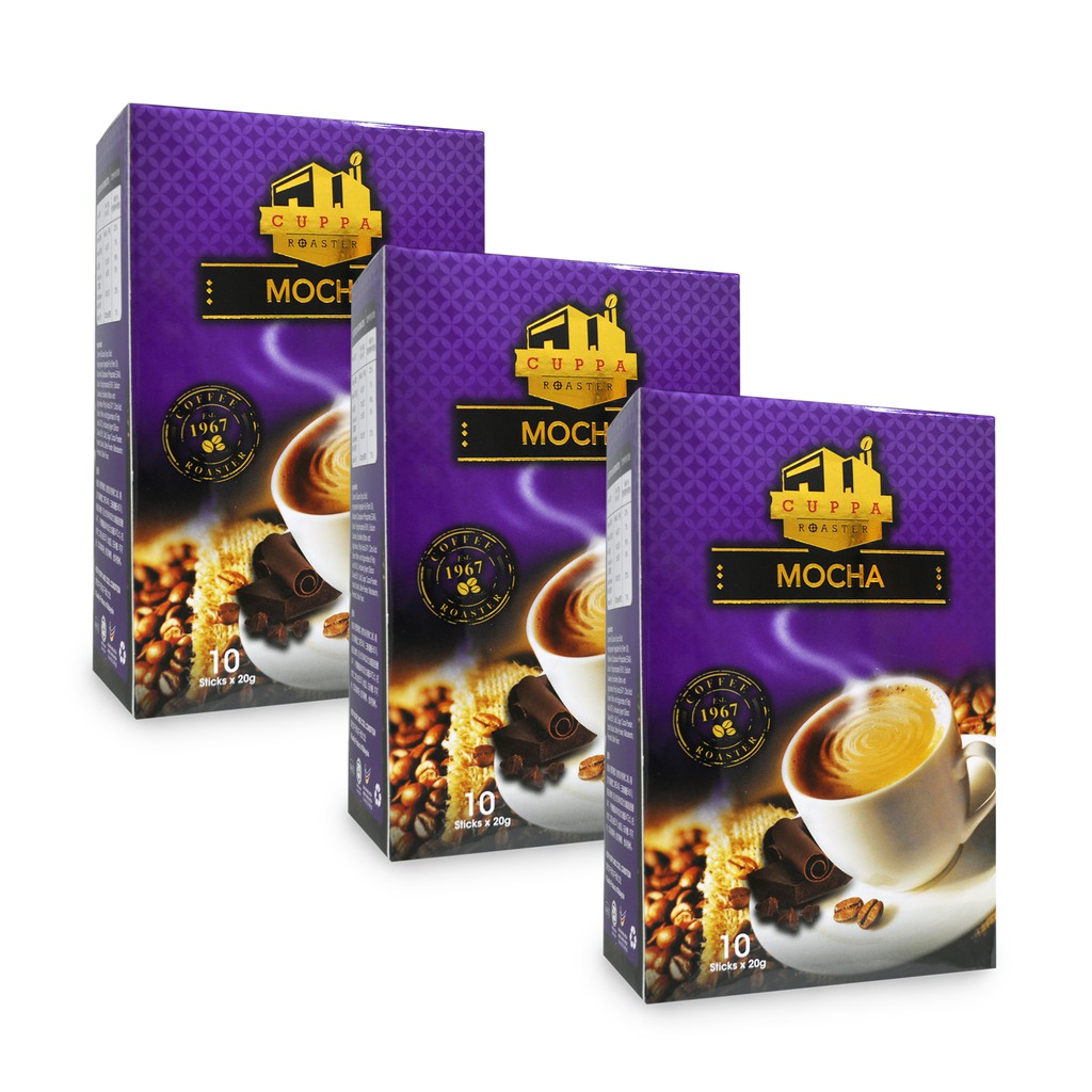 3 Boxes Cuppa Roaster Instant Mocha (10 sticks x 20g) | Shopee Malaysia