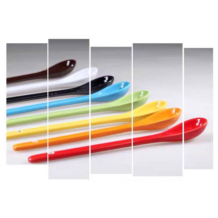 🔥Melamine Tea Spoon Dessert Spoon Stirring Coffee Soup Sugar Honey ...