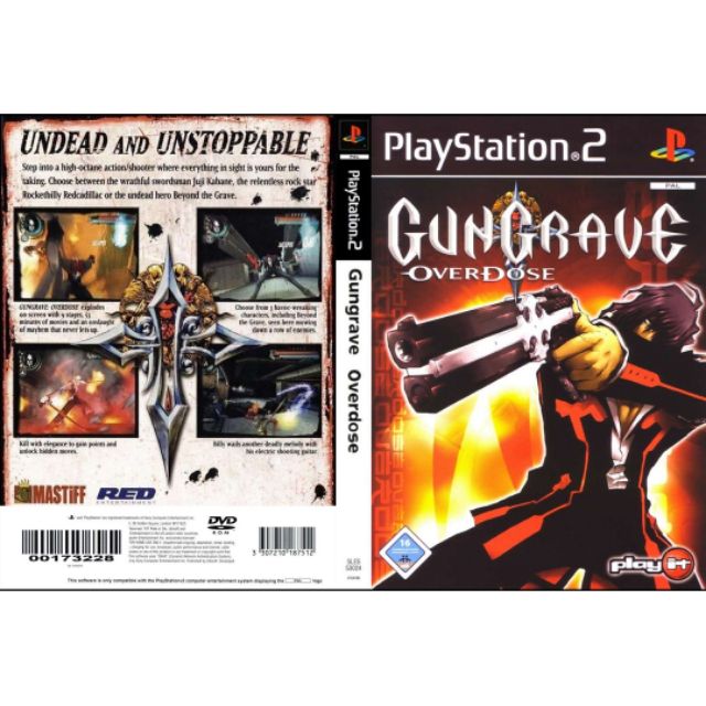PS2 GAMES COLLECTION (Gungrave: Overdose) | Shopee Malaysia