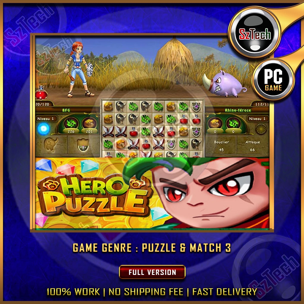 Puzzle Hero [PC GAME] 🔥 [ DIGITAL DOWNLOAD] 🔥Classic Games🔥Puzzle-Match ...