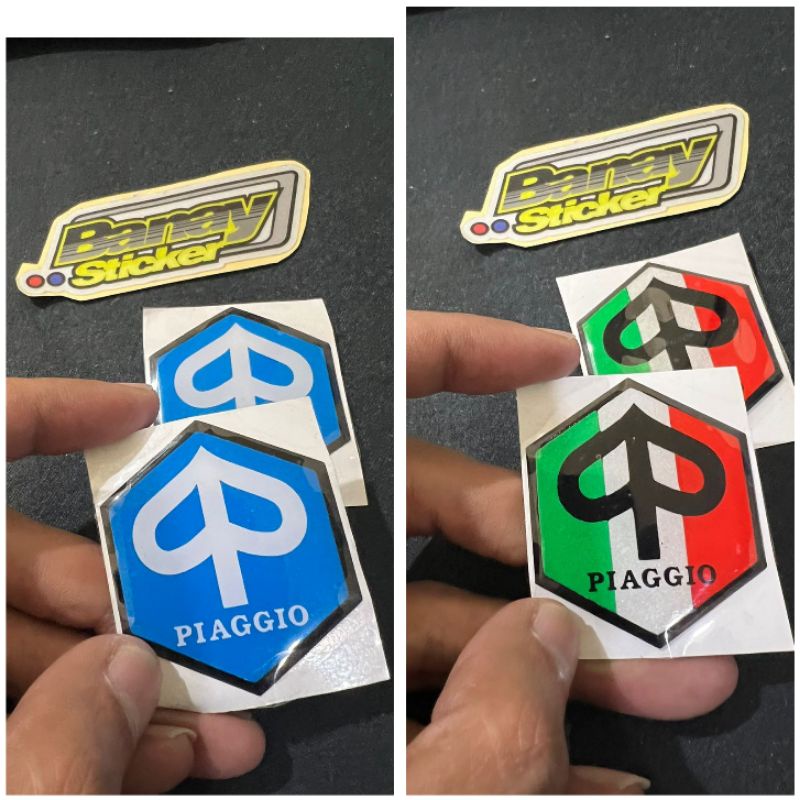3d Embossed PIAGGIO EMBLEM STICKER | Shopee Malaysia