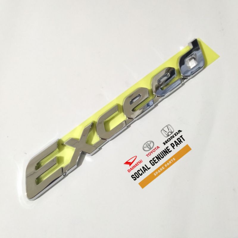 Original Exceed trunk emblem Logo | Shopee Malaysia