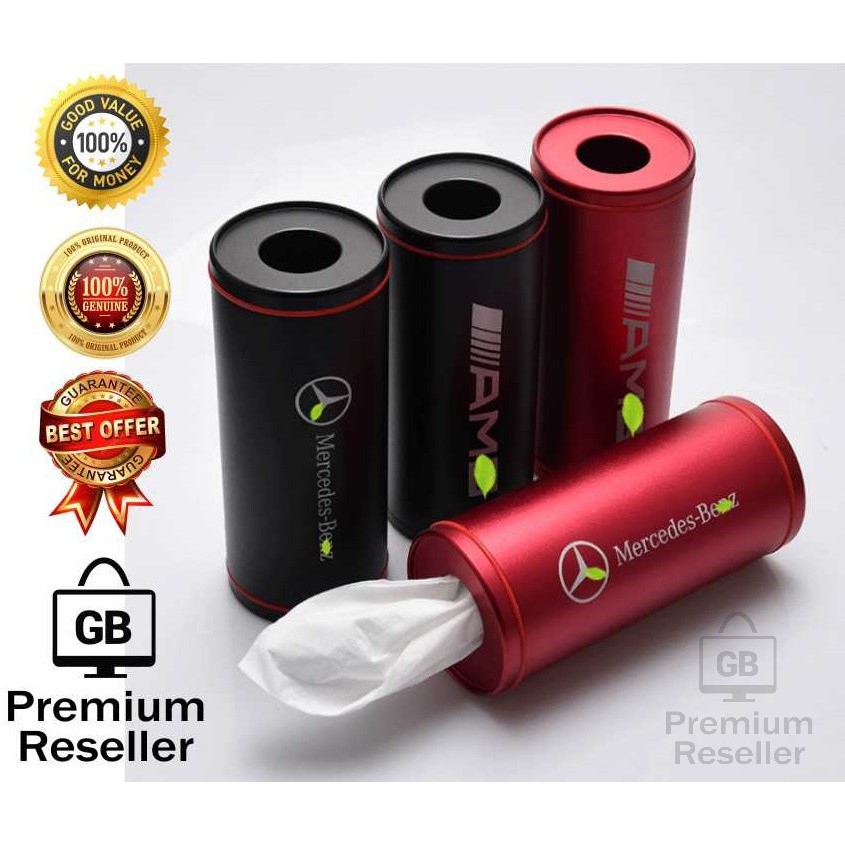 GB-Store 100%[Original] Mercedes-Benz AMG tissue BOX, Round tissue box ...