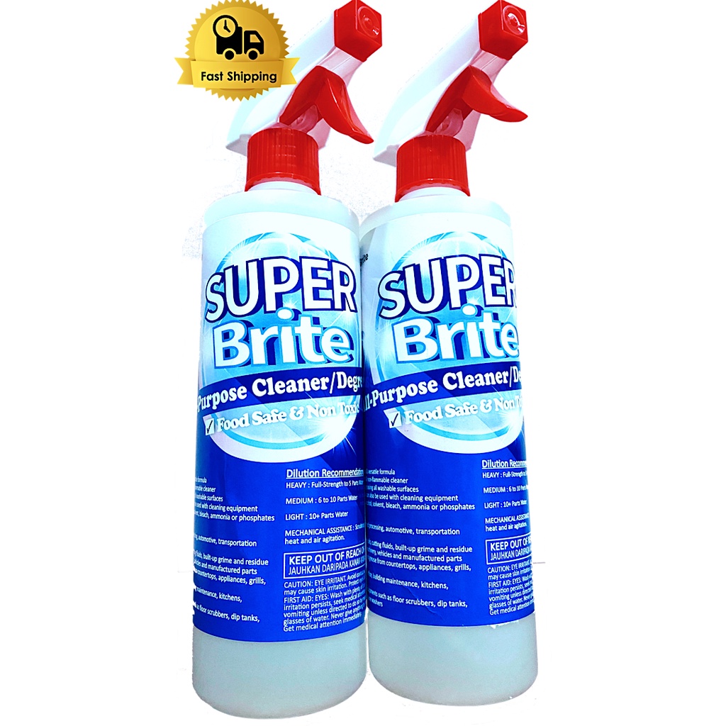 Super Brite All-Purpose Cleaner/ De-greaser [Non-Toxic] [Food Safe] 📦 ...